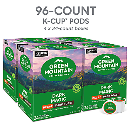 Green Mountain Coffee Roasters Dark Magic Decaf Keurig Single Serve K ...