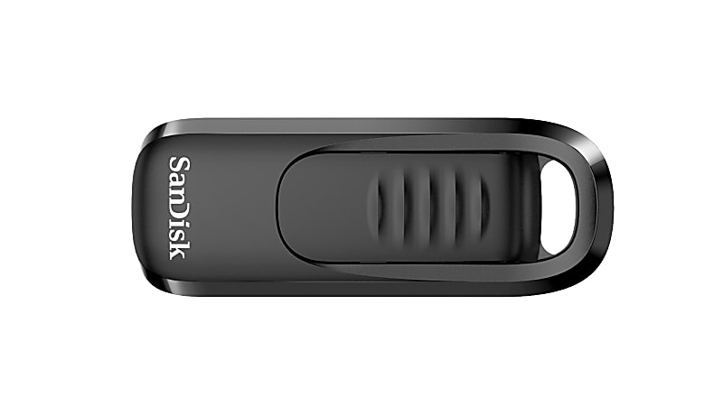 SanDisk Ultra Slider USB Type C Flash Drive 512GB Black - Office Depot