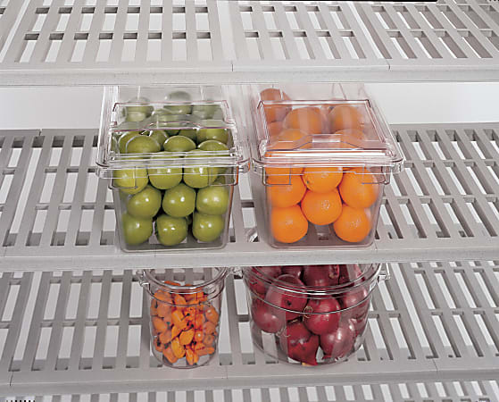 Cambro Camwear 9 D Food Boxes 12 x 18 Clear Set Of 6 Boxes - Office Depot
