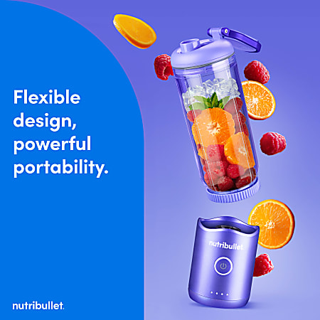 Nutribullet Flex Portable Blender 22.4 Oz Violet Purple Total Qty 1 ...