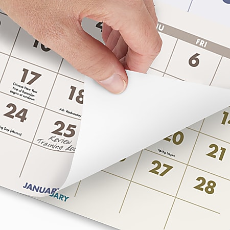 AT A GLANCE 2026 Scenic Three Month Wall Calendar Large 12 x 27 ...