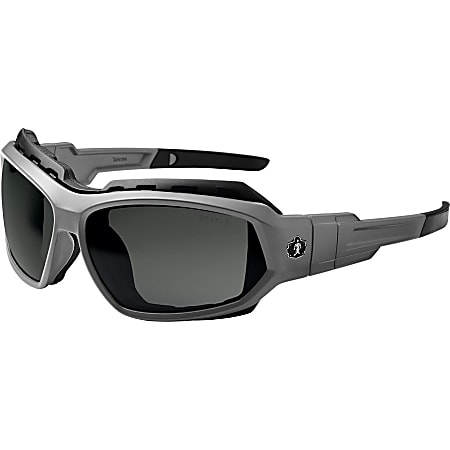 Ergodyne Skullerz Safety Glasses Loki Anti Fog Matte Gray Frame Smoke ...