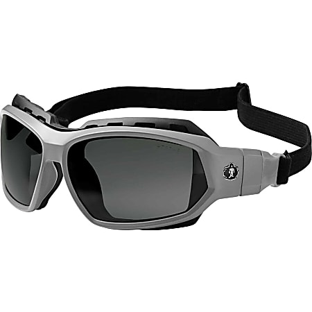 Ergodyne Skullerz Safety Glasses Loki Anti Fog Matte Gray Frame Smoke ...