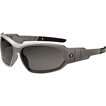 Ergodyne Skullerz Safety Glasses Loki Anti Fog Matte Gray Frame Smoke ...