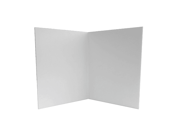 Folding Poster Board YqST_ 4Pcs Tri Fold Poster Boards Small White
