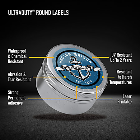 Avery Ultra Duty Permanent GHS Chemical Labels 97203 WMU250 Round 1 ...