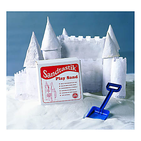 Sandtastik Play Sand 25 lb Sparkling White Pack Of 2 - Office Depot