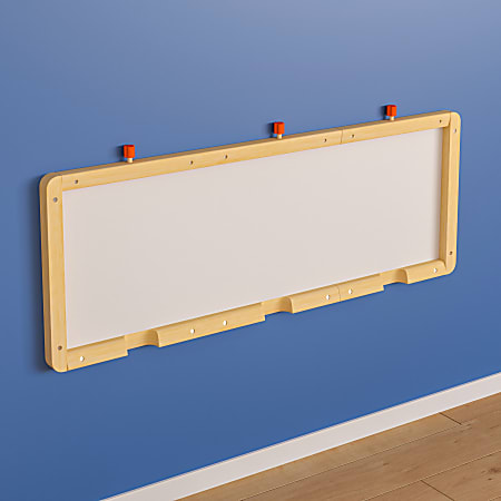 Flash Furniture Bright Beginnings Commercial Grade Wooden 3 Panel STEAM ...