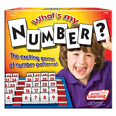 Junior Learning Whats My Number Game Grades K 2 - ODP Business Solutions