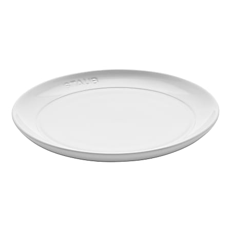 Staub Ceramic Dinnerware 4 Piece Appetizer Plate Set 6 White - Office Depot