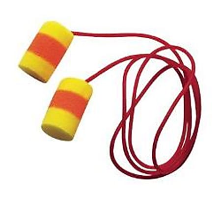 3M E A R Classic SuperFit 30 Foam Earplugs Corded Poly Bag - Office Depot