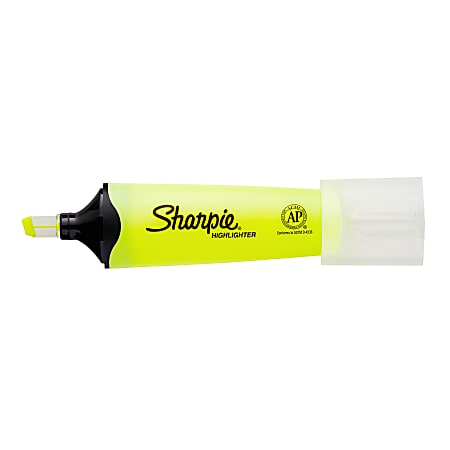 Sharpie Clear View Highlighters Chisel Tip Fluorescent Yellow 3 Pack ...