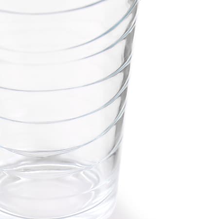 Gibson Home 4 Piece Swirl Glass Tumbler Set 16 Oz - Office Depot
