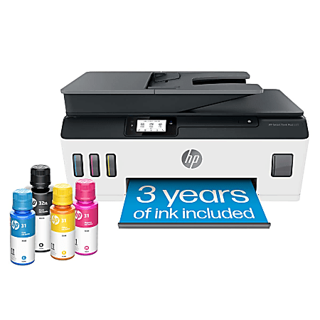 HP Smart Tank Plus 651 Wireless All in One Ink Tank Printer Scanner ...