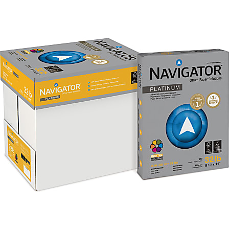 Navigator Platinum Office Multi Use Printer Copy Paper Bright White ...