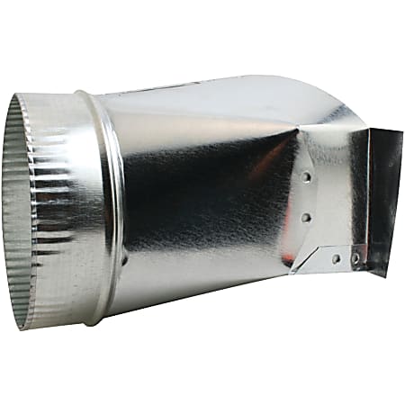 Deflecto 6 Galvanized Round Transition For Ranges Silver DGT36 - Office ...