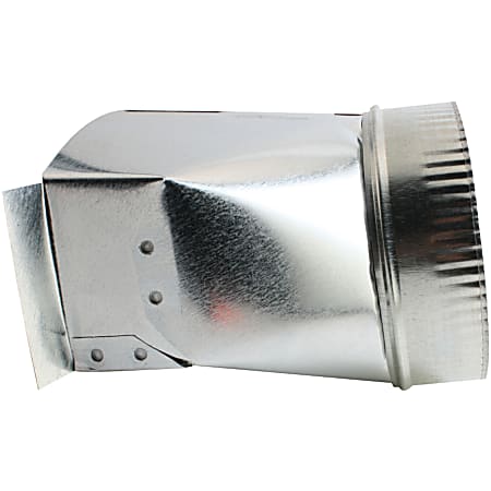 Deflecto 6 Galvanized Round Transition For Ranges Silver DGT36 - Office ...
