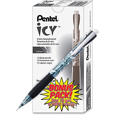 Pentel ICY Multipurpose Automatic Pencils 0.5 mm Transparent Smoke ...