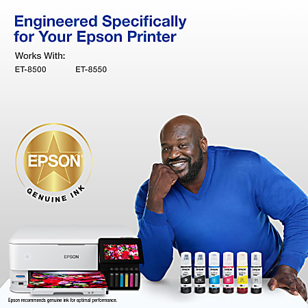 Epson 552 Claria Cyan Ink Bottle T552220 S - Office Depot