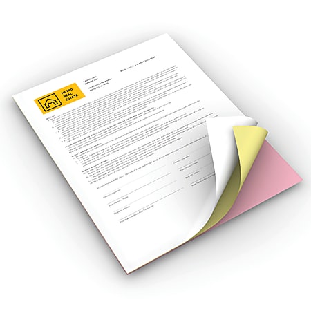 Xerox Revolution Premium Digital Carbonless Laser Paper WhiteCanaryPink ...