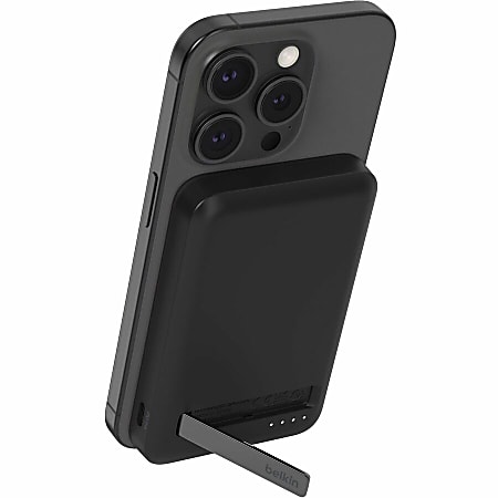 Belkin 15W Wireless Magnetic Power Bank w Stand Qi2 5K mAh 1xUSB C ...