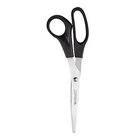Westcott All Purpose Value Stainless Steel Scissors 8 Pointed Assorted ...
