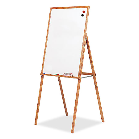 Best Rite Wood Presentation Easel 30 x 31 12 x 69 12 Medium Oak Frame ...