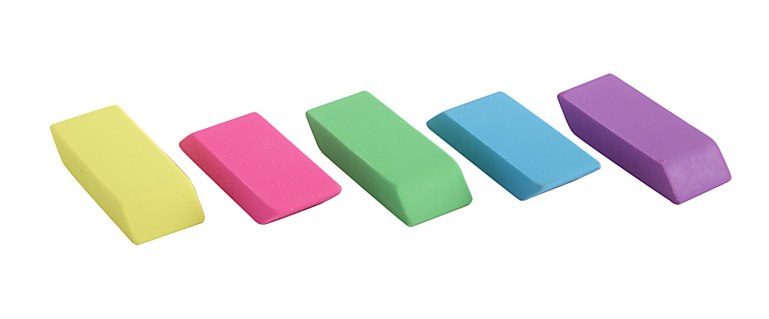 Office Depot Brand Scented Erasers Assorted Colors Pack Of 5 - Office Depot