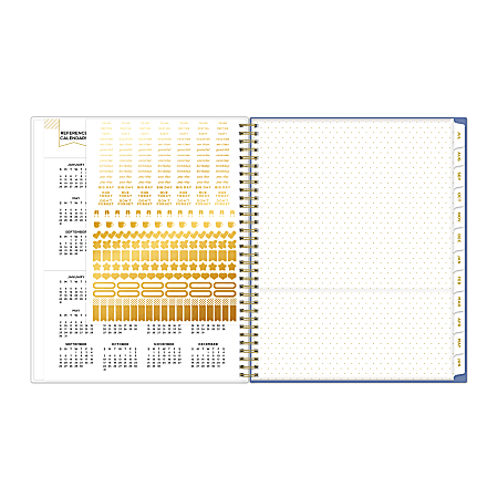 Planning Calendar DD Periwinkle PP 8.5x11 AY26 27 - Office Depot