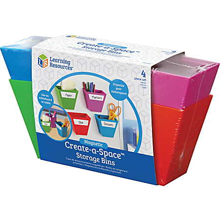 Learning Resources Magnetic Create a Space Storage Bins - Office Depot