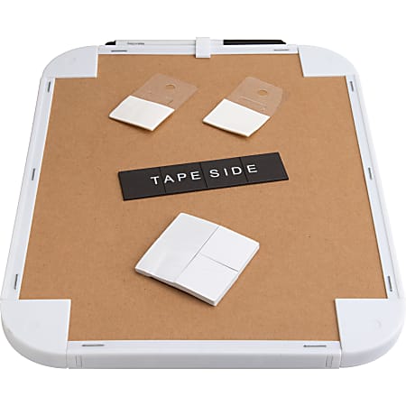 Sparco Mini Melamine Dry Erase Whiteboard 11 x 8 12 White Finish Frame ...