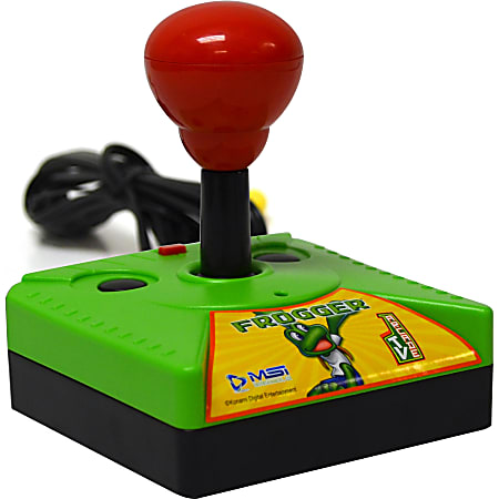 MSI Entertainment Plug N Play TV Arcade Frogger Yellow Office Depot