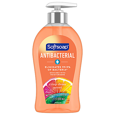 Softsoap Antibacterial Liquid Hand Soap Pump 11.25 fl. oz. Bottles ...