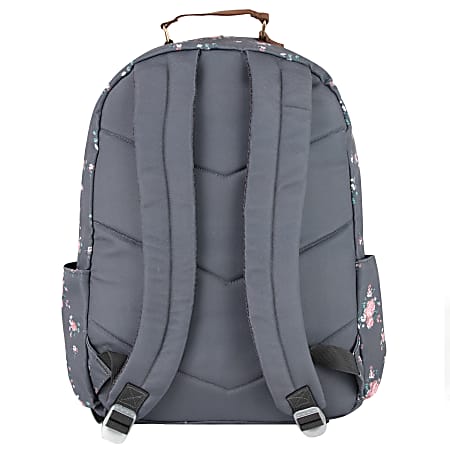 Jessica Simpson Backpack With 15 Laptop Sleeve And Phone Purse Gray ...