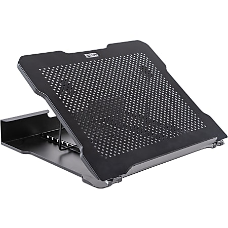Allsop Adjustable Metal Laptop Stand 2 12 H x 13 716 W x 11 12 D Black Office Depot