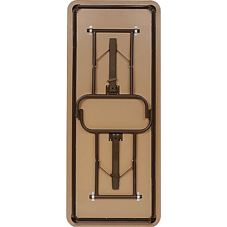 Iceberg Premium Folding Table Rectangular 60 W x 30 D MahoganyBrown ...