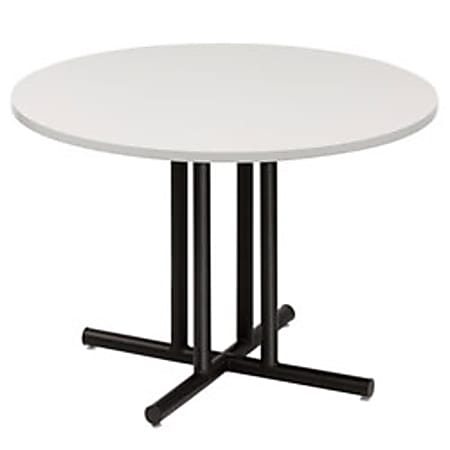 Iceberg Round Conference Table Top 36 Diameter Gray - Office Depot