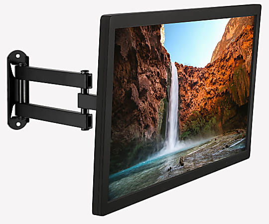 Mount It Wall Mount Bracket With Full Motion Arm For 19 42 TVs 9.2 H x ...