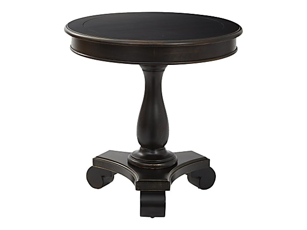 Office Star 425 Series Avalon Round Accent Table 26 12 H x 26 W x 26 D ...