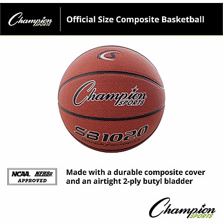 Champion Sports Official Size Composite Basketball 29.50 7 1 Each ...