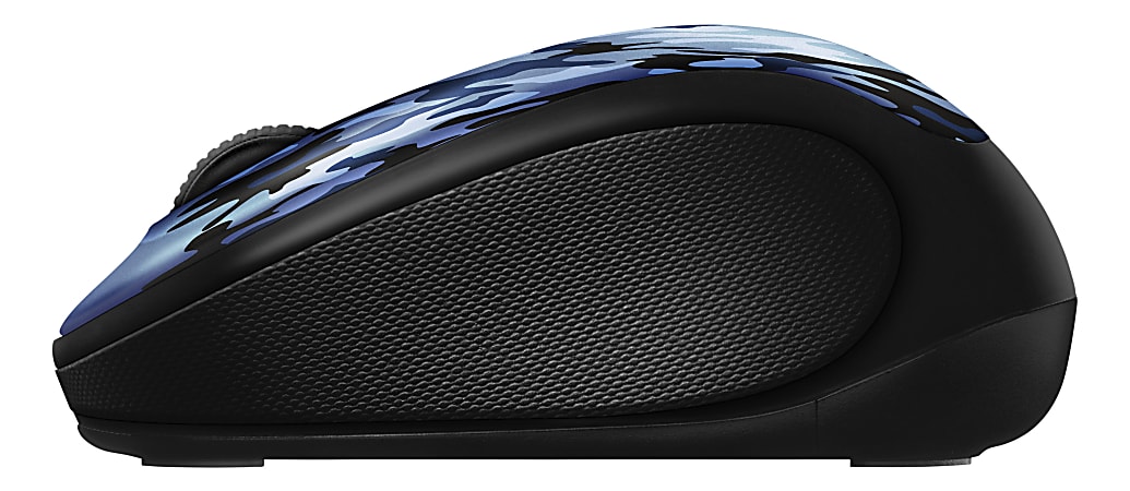 Logitech M325C Wireless Mouse Blue Camo - Office Depot