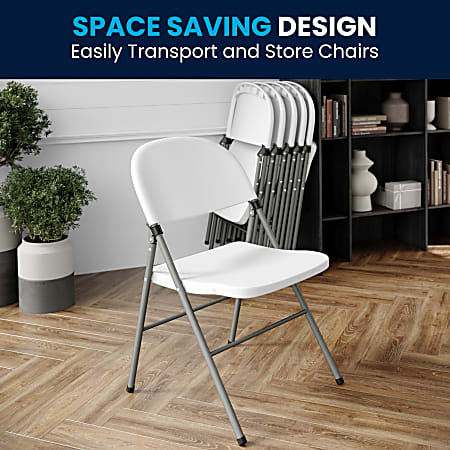 Flash Furniture Hercules Folding Chairs Set Of 6 Folding Chairs ...