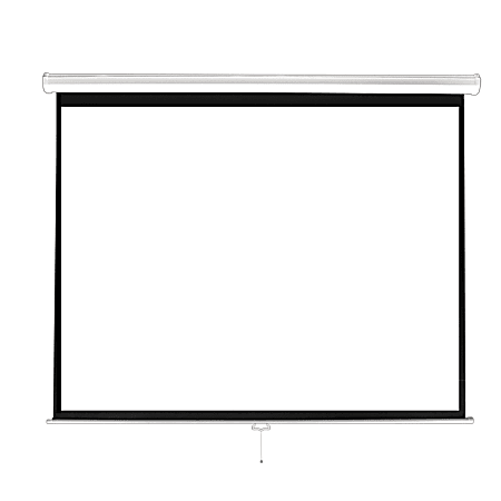 Pyle Pro Manual Ceiling Mount Projection Screen 59 1316 x 79 1516 ...