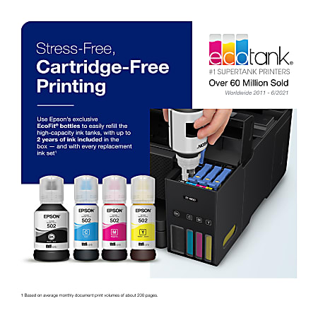 Epson EcoTank ET 4850 All in One Supertank Printer Multifunction ...