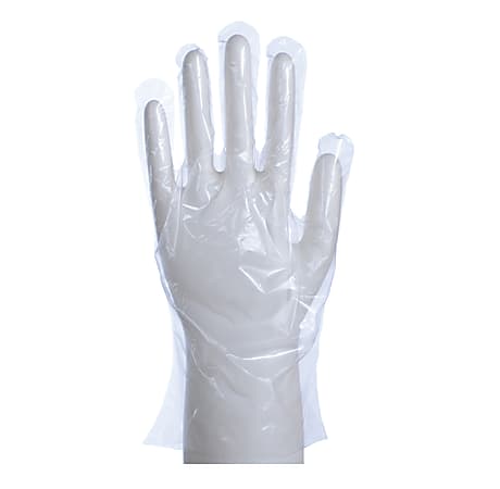 Packaging Dynamics Poly Gloves Large 100 Pairs Per Box Case Of 10 Boxes ...