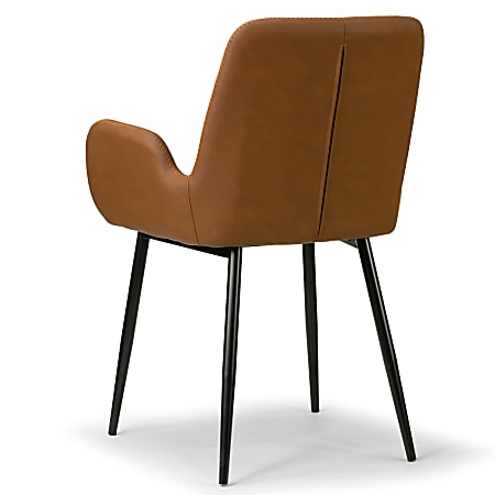 Glamour Home Alrik Dining Chairs Brown Set Of 2 Chairs - Office Depot