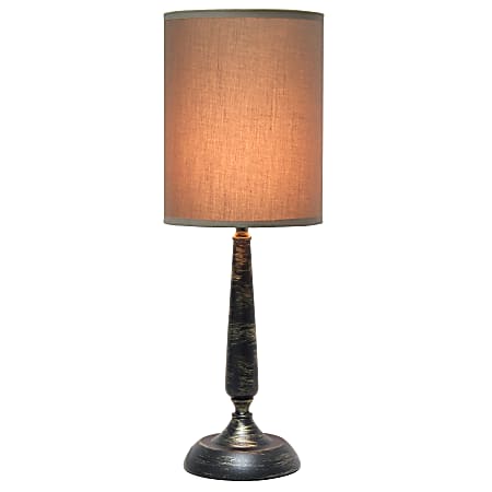 Simple Designs Traditional Candlestick Table Lamp 22 34 H Tan ShadeOil ...