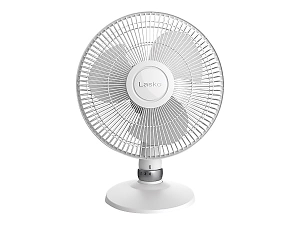 Lasko Desktop Performance Table Fan 12 White - Office Depot