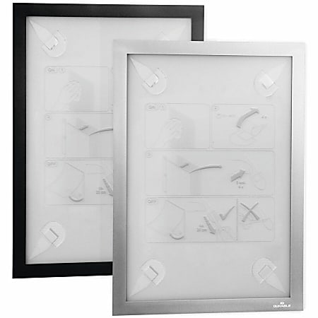 DURABLE DuraFrame Wallpaper 8.50 x 11 Frame Size Wall Mountable ...