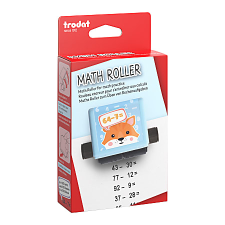 Trodat Subtraction Math Roller Total Qty 1 - Office Depot